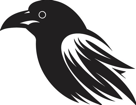 Intricate Bird Crest Minimalistic Raven Mark Of Excellence 33071299