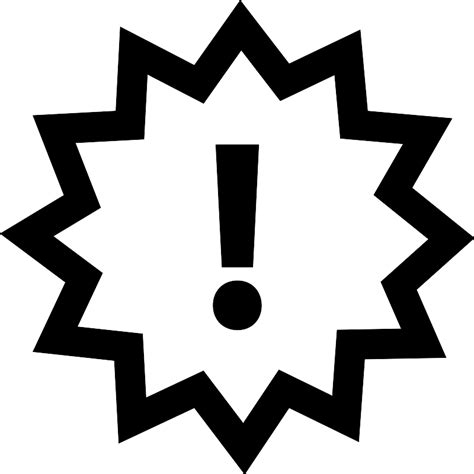 Warning Vector SVG Icon SVG Repo