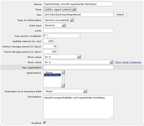 zabbix template citrix xendesktop znilwiki