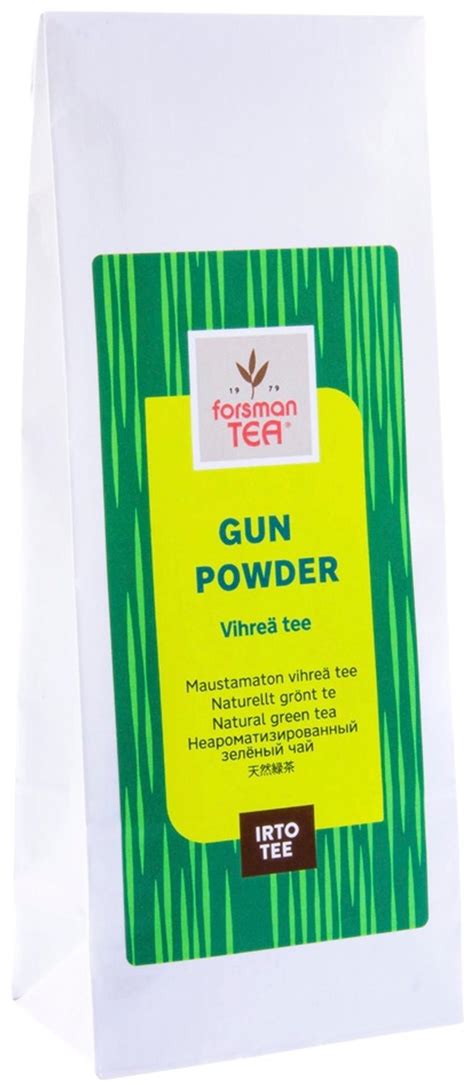 Forsman tea Gun Powder vihreä maustamaton tee 100 g S kaupat ruoan