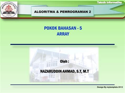 05 Array Ppt