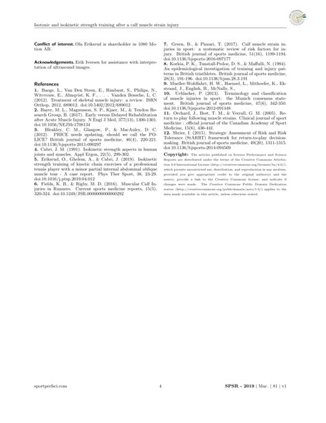 Isotonic And Isokinetic Strength Training In An International Level