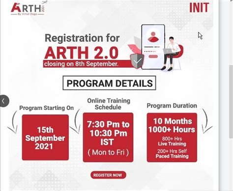 Syed Faheemuddin On Linkedin Training Arth Rightarth Vimaldaga