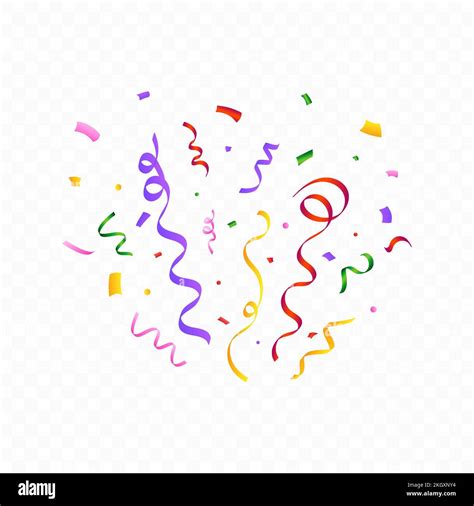 Confetti Blast Vector For The Birthday Background Colorful Party