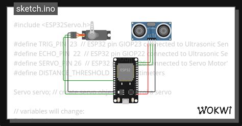 SERVOMOTOR Wokwi Arduino And ESP Simulator