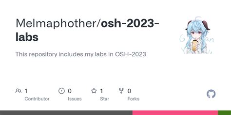 GitHub Melmaphother Osh 2023 Labs This Repository Includes My Labs