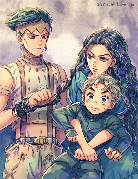 Rohan Kishibe Koichi Hirose And Yukako Yamagishi Jojo Anime Jojo
