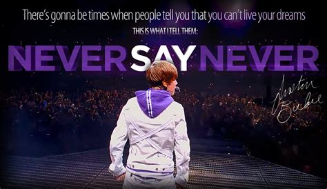 Never Say Never Justin Bieber Photo 17034518 Fanpop