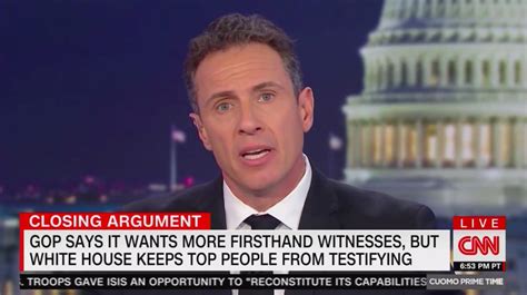 Chris Cuomo Calls Out Gop Hypocrisy On Impeachment Testimony