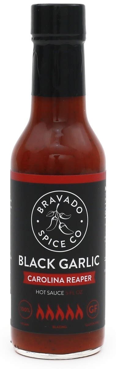 Bravado Spice Black Garlic Carolina Reaper Hot Sauce