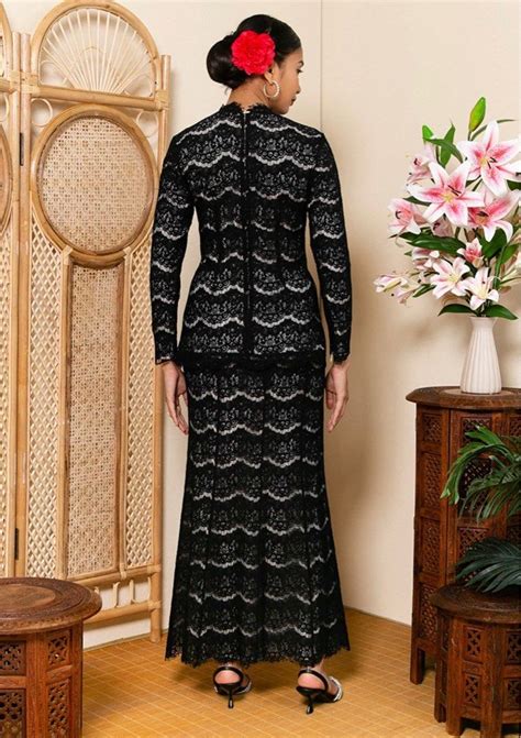 Lace Kebaya With Kerongsang Zalia 2023 Womens Fashion Muslimah