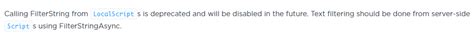 Filtering TextBox Problem Scripting Support Developer Forum Roblox