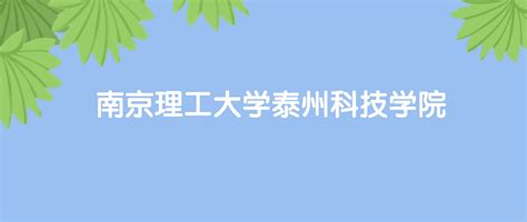 南京理工大学泰州科技学院排名全国第几位？国内第8名 高考100