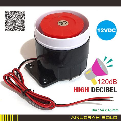 Buzzer Aktif High Decibel Sirene Alarm V Shopee Indonesia