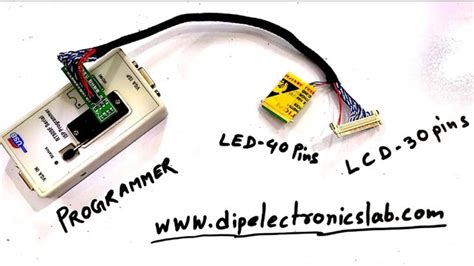 LCD LED PANEL DATA READING CABLE Electronic Circuit Projects