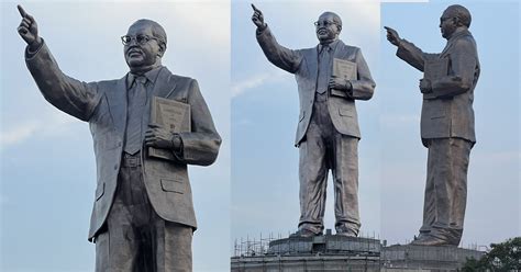 హైదరాబాద్ ఒడ్డున మరో అందం Ambedkar 125 అడుగుల విగ్రహం Photos Hittv