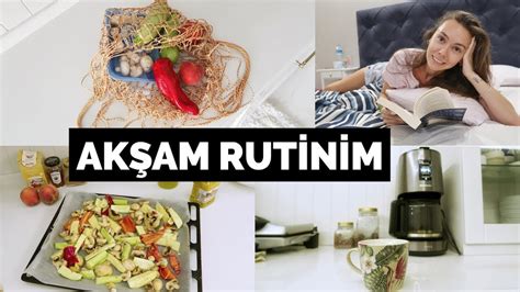 AKŞAM RUTİNİM Cilt Bakımı Kahve Makinesi Yemek YouTube