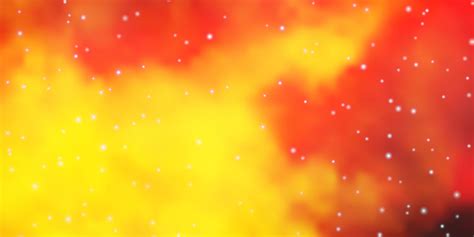 Light Orange Vector Pattern With Abstract Stars Blur Decorative Design In Simple Style With