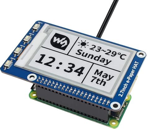 Waveshare 2 7 Inch E Paper Display HAT Module Kit 264176 Resolution 3