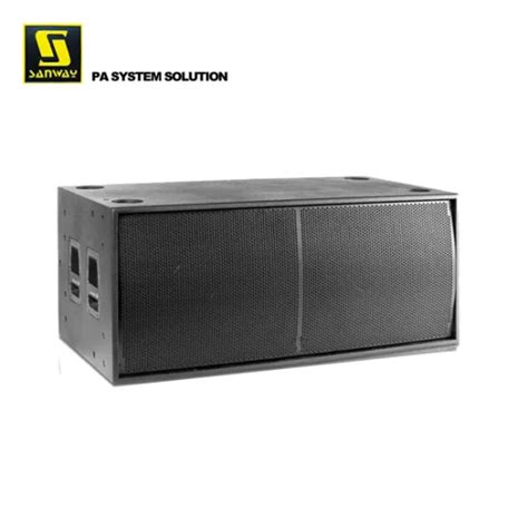 Dual 18 High Powered Line Array Subwoofer Speaker Neodymium