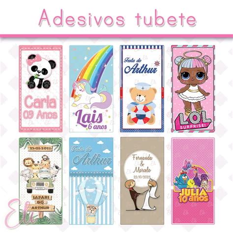 Adesivos Personalizados Para Tubete Elo7 Produtos Especiais