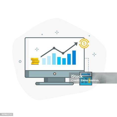 재무 분석 아이콘입니다 생산성 그래프 금융 투자 차트 예산 계획 회계 보고서 소득 성장 통계 대시보드 반환 계산기에 대한 스톡 벡터 아트 및 기타 이미지 Istock