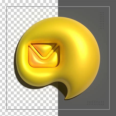 Premium Psd 3d Rendering Realistic Chat Or Online Message Icon With Bubble Shape
