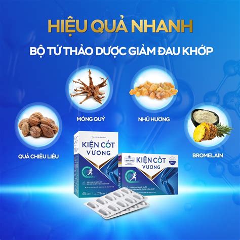 KiỆn CỐt VƯƠng 45 Viên Hỗ Trợ Giảm đau Xương Khớp Mixasale