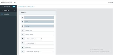 Aplikasi Cuti Karyawan ACKAR Dengan PHP 7 Maria DB Dan Bootstrap 4 Hakko Blog S