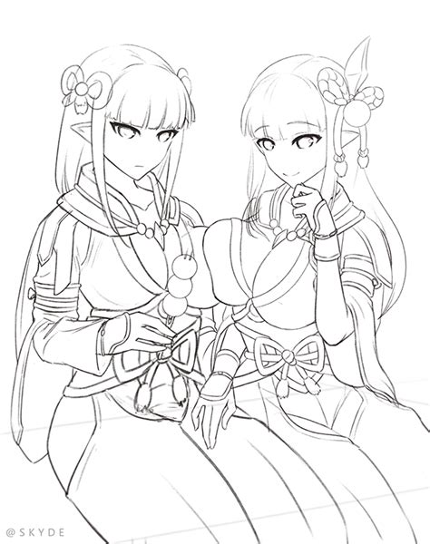 Wip Sketch Skyde Commission Open