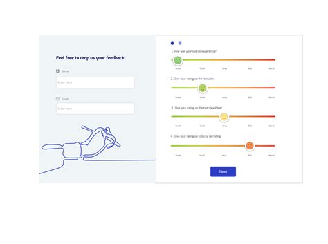Interactive Feedback Form By Createe On Dribbble