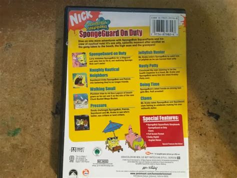Spongebob Squarepants Spongeguard On Duty Dvd 2004 1046