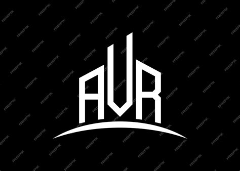 Premium Vector Letter Avr Building Vector Monogram Logo Design Template Building Shape Avr Logo