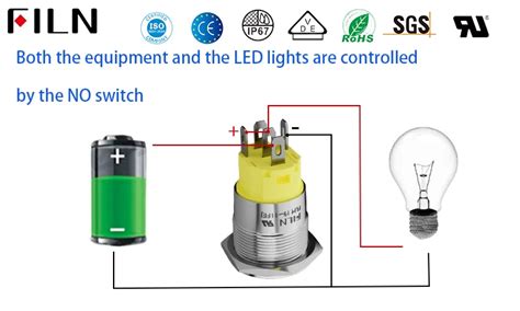 Great 12 Volt Momentary Push Button Switch Filn 12v Momentary Push