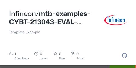 GitHub Infineon Mtb Examples CYBT 213043 EVAL Btsdk Empty Template Example