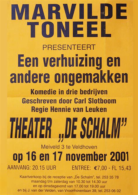 Een Verhuizing En Andere Ongemakken Marvilde Toneel