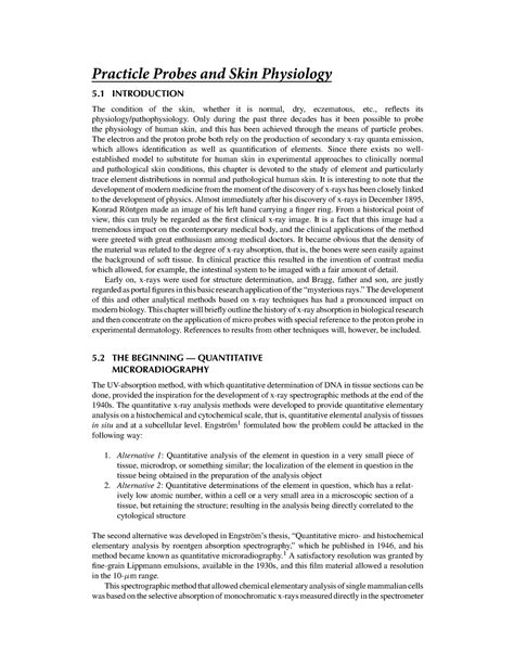 Practicle Probes And Skin Physiology 5 Introduction The Condition Of The Skin Whether It Is