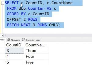 Using OFFSET For Paging SQLServerCentral
