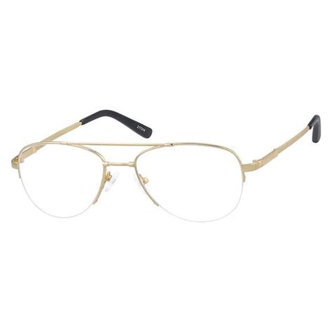 Gold Aviator Glasses 217314 Zenni Optical Eyeglasses Gold Aviator