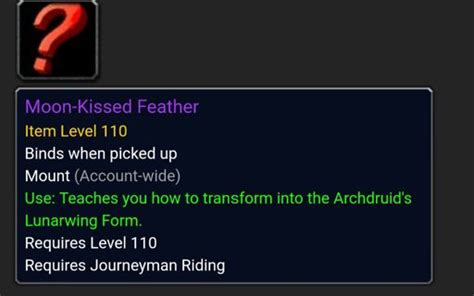 Druid Class Mount Wow Amino