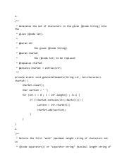 String Words And Separators Pdf Generates The Set Of Characters In The Given Code