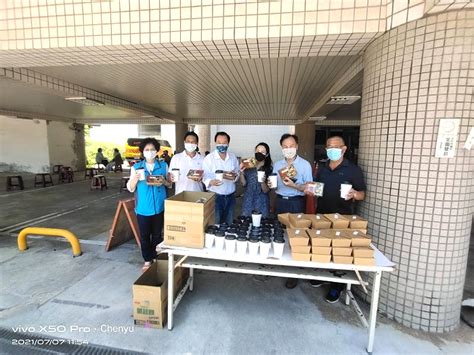 議員曹以標林義和工作坊C Y炸雞等贈送食品打氣加油 劉增應表示感謝 馬祖日報