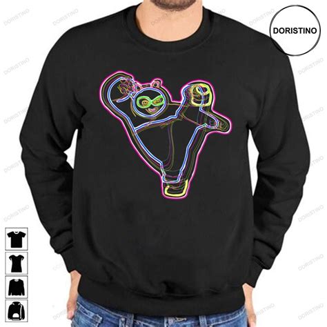 Neon Line Kung Fu Panda Trending Style