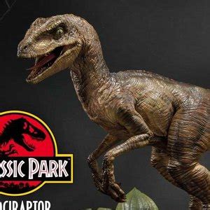 Jurassic Park Velociraptor Open Mouth Figurky a sošky Fate Gate