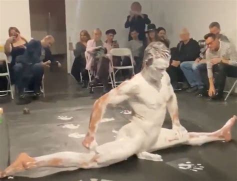 Nude Painted Man Around Thisvid Com