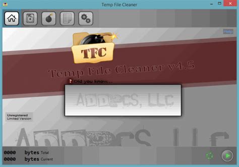 Temp File Cleaner ลบไฟล์ชั่วคราว Temporary File ที่สร้างโดย Windows