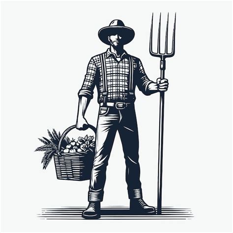 Premium Vector Farmer