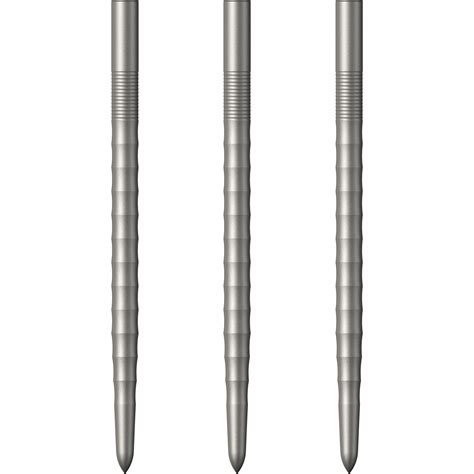 Mission Ripple Steel Tip Dart Points Silver 40 Mm