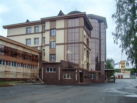 Отделка фасада от «АЛПАН Административный корпус ООО «Томсккабель