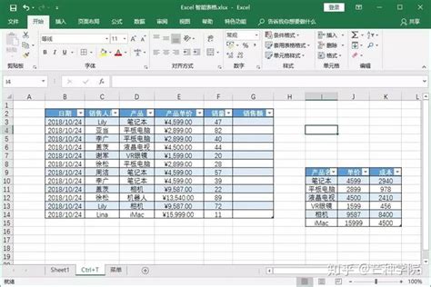 【office小技巧】效率提升10倍的excel Table，是个什么东西（上）？ 知乎